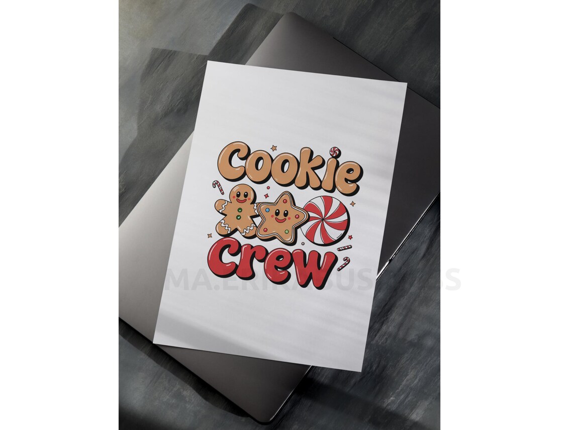 Christmas Cookie Crew PNG, Cookie PNG, Christmas Shirt Sublimation ...