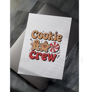 Christmas Cookie Crew PNG, Cookie PNG, Christmas Shirt Sublimation ...