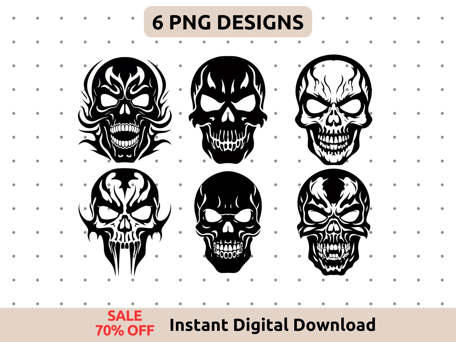 Skull Macabre PNG Bundle - Skeleton, Grim Reaper, Transparent Skull PNG ...