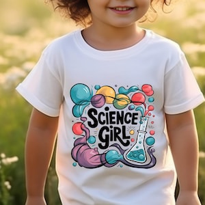 Science Girl PNG, Gift for Science Teacher, Science Aesthetic Png, Cool ...