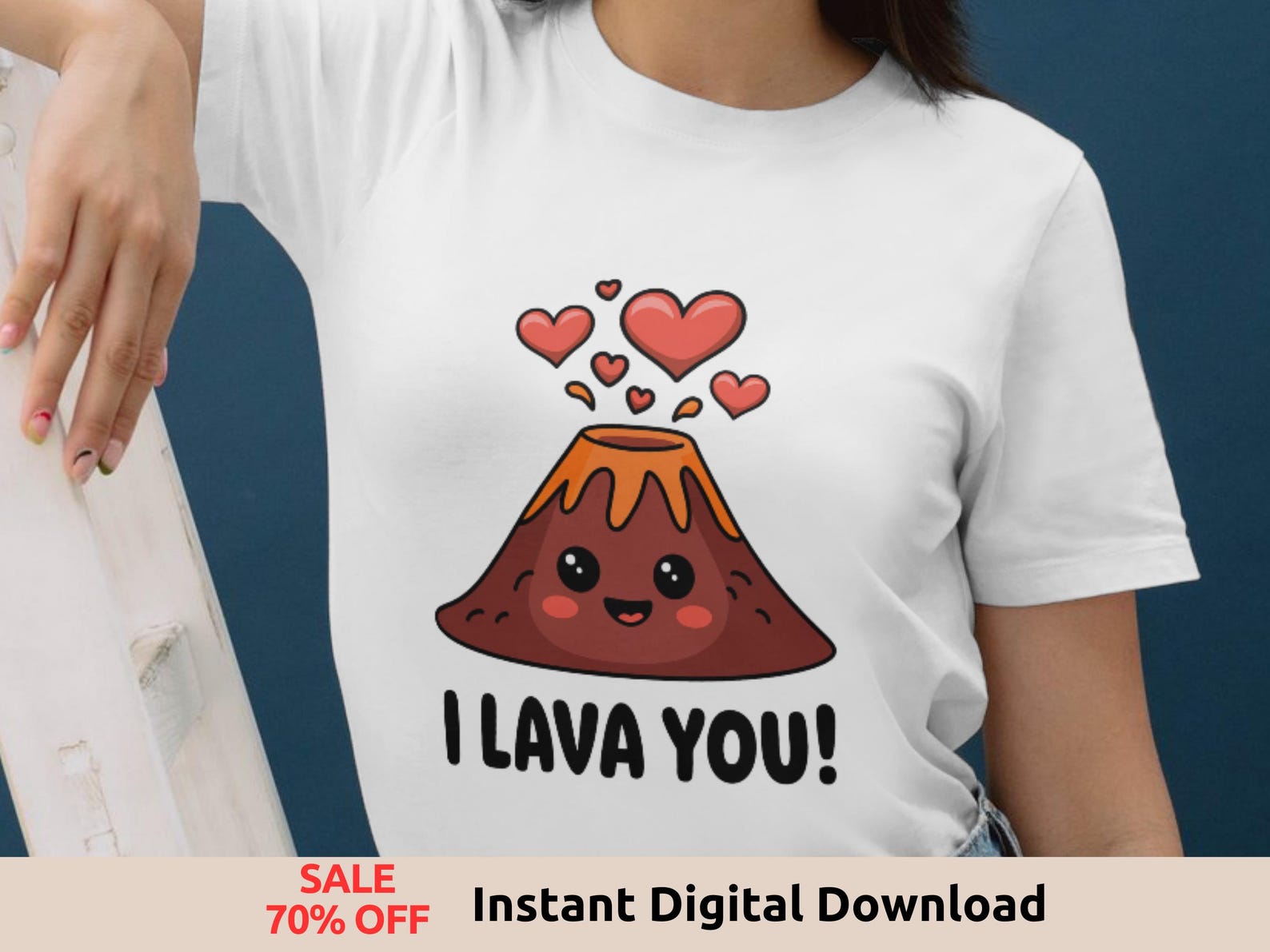 I Lava You PNG Sublimation, Cute Lava Heart Clipart for Valentine's Day ...