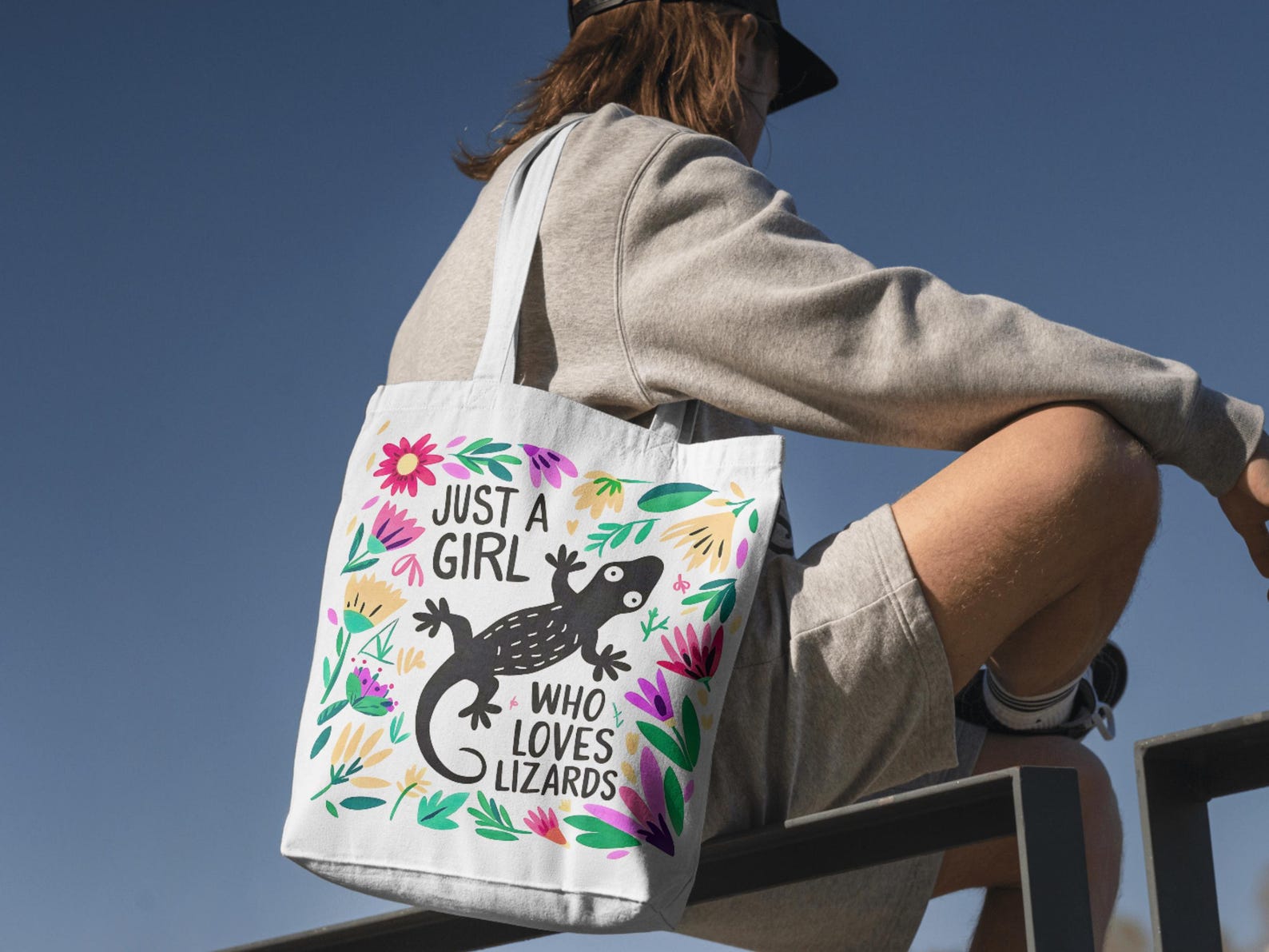 Lizard PNG | Just a Girl Who Loves Lizards Design | Lizard Gifts ...