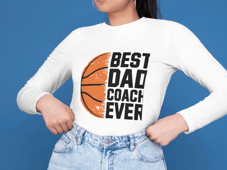 Basketball Coach Dad PNG | Best Dad Coach Ever | Sports Coach Gift ...