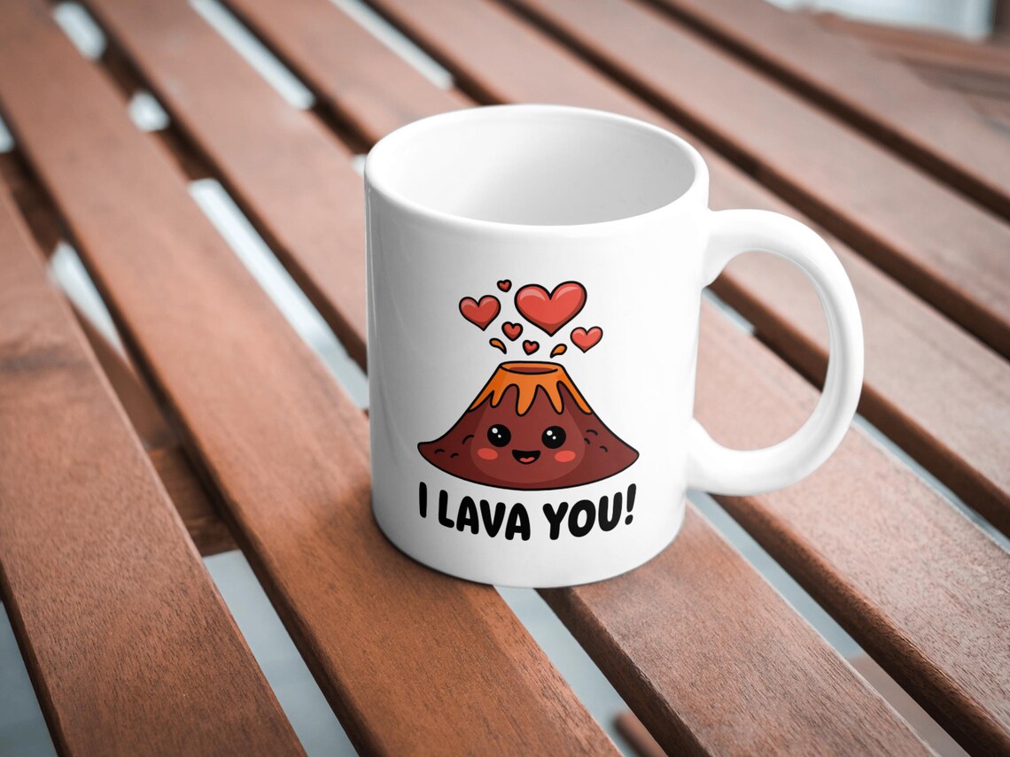 I Lava You PNG Sublimation, Cute Lava Heart Clipart for Valentine's Day ...