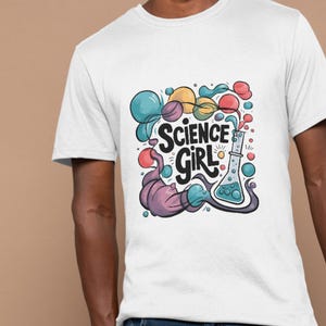 Science Girl PNG, Gift for Science Teacher, Science Aesthetic Png, Cool ...