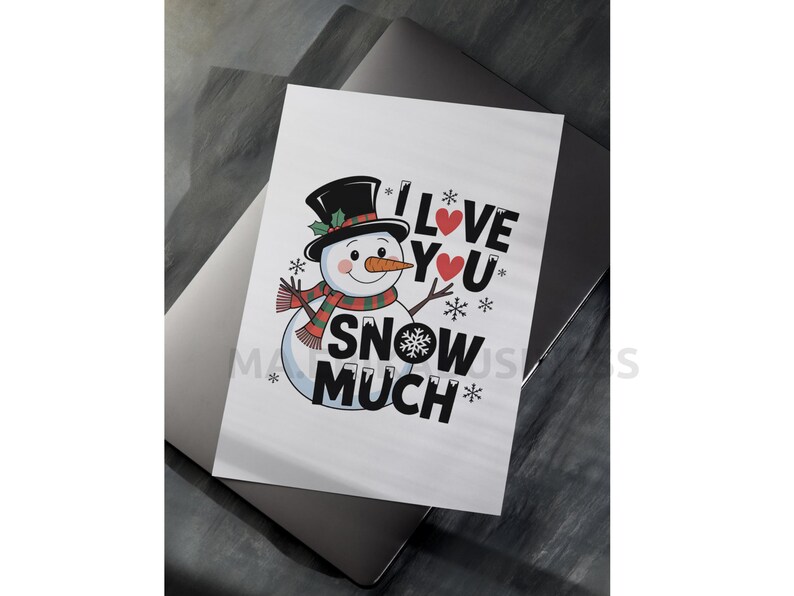 I Love You Snow Much PNG, Christmas Shirt Sublimation Design, Family ...