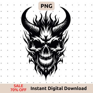 Skull PNG Bundle - Demon, Grim Reaper, Devil Skull Transparent PNG ...