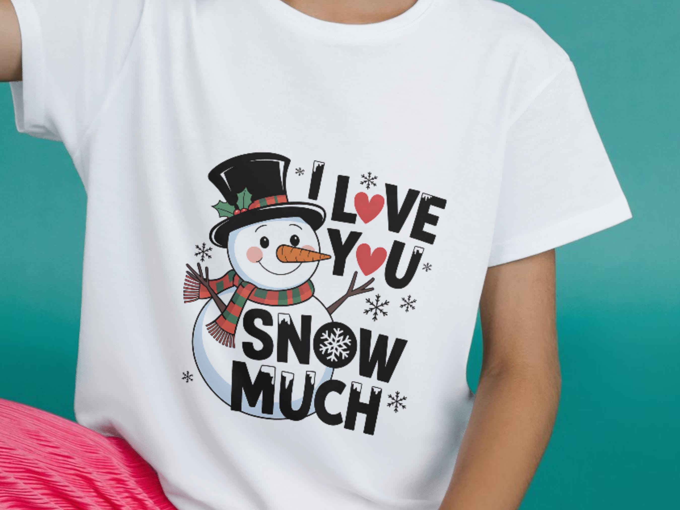 I Love You Snow Much PNG, Christmas Shirt Sublimation Design, Family ...