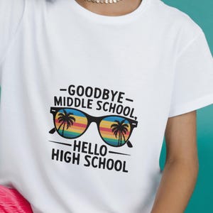 Goodbye Middle School, Hello High School PNG | Last Day of School ...