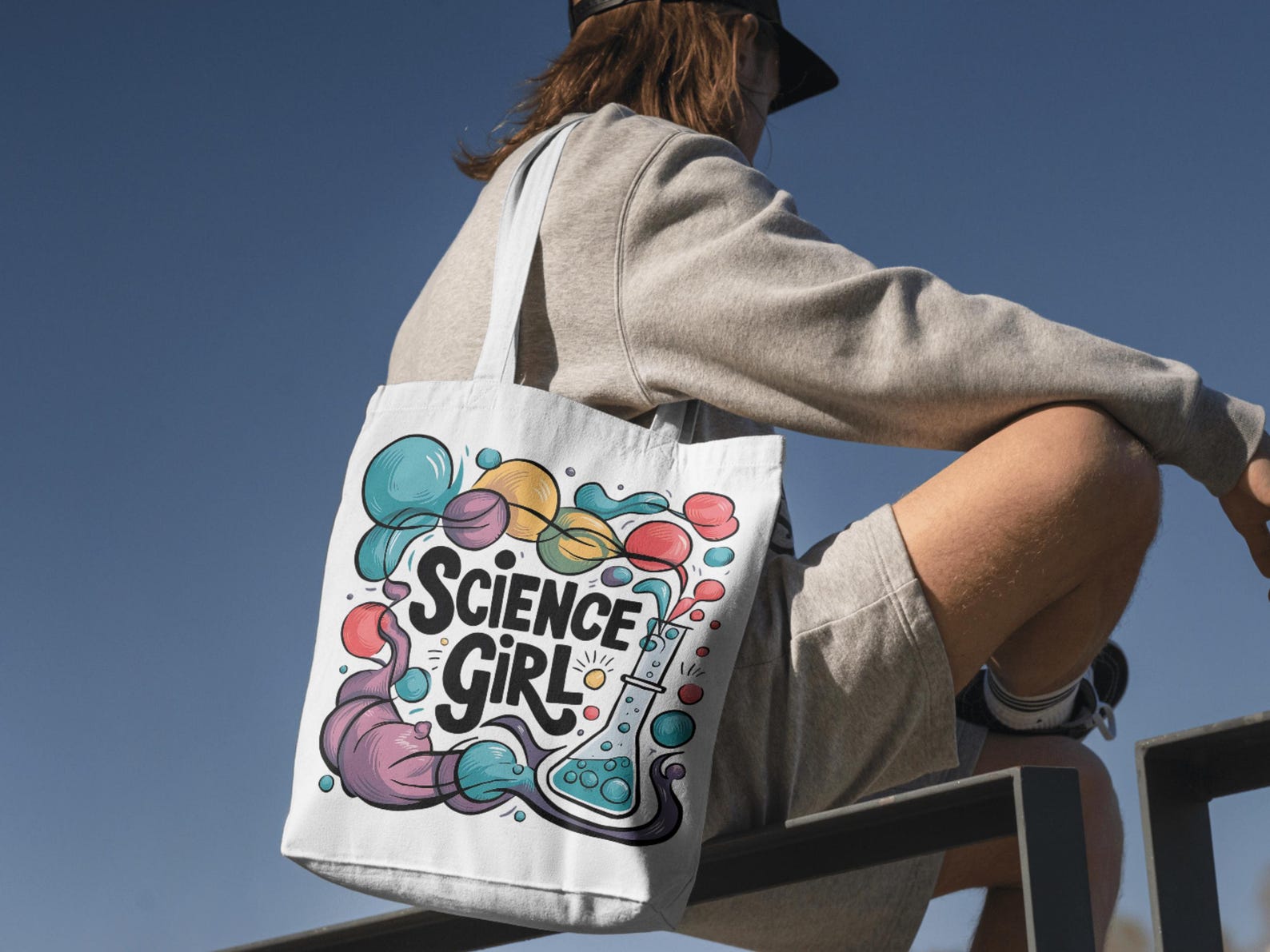 Science Girl PNG, Gift for Science Teacher, Science Aesthetic Png, Cool ...