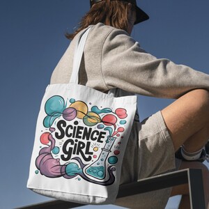 Science Girl PNG, Gift for Science Teacher, Science Aesthetic Png, Cool ...