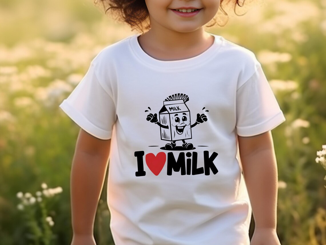 I Love Milk PNG Milkman Day Design, Mohawk Style, Digital Download, Fun ...