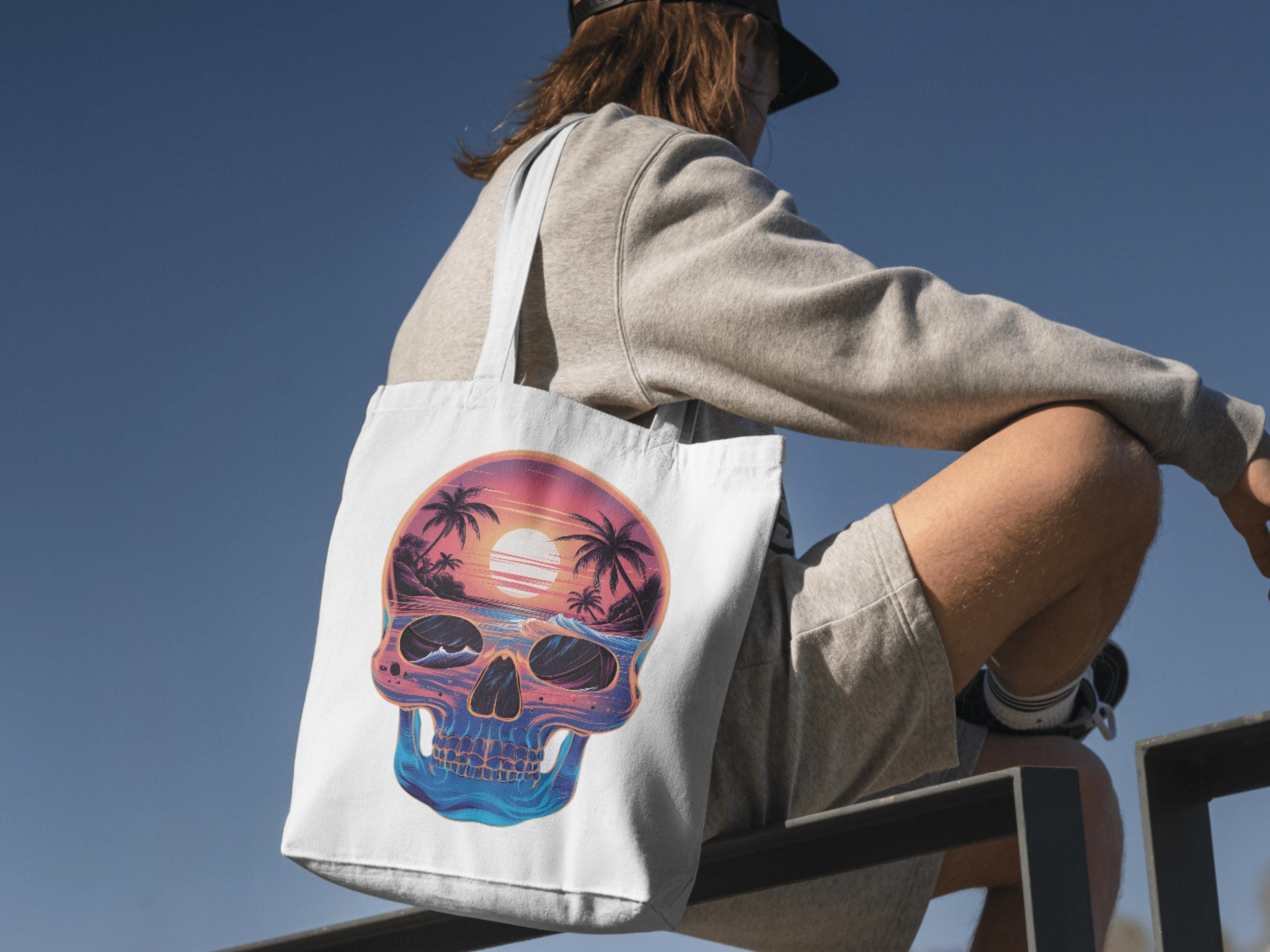 Tropical Beach Skull PNG Skeleton Design Instant Download PNG - Etsy