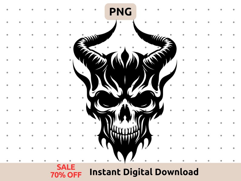 Skull PNG Bundle - Demon, Grim Reaper, Devil Skull Transparent PNG ...