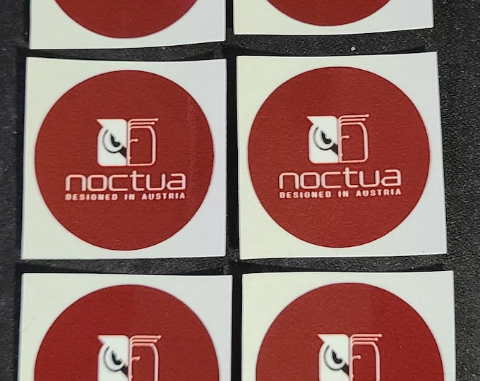 Noctua Logo Circle 37mm PC Fan Decals (10) - Etsy