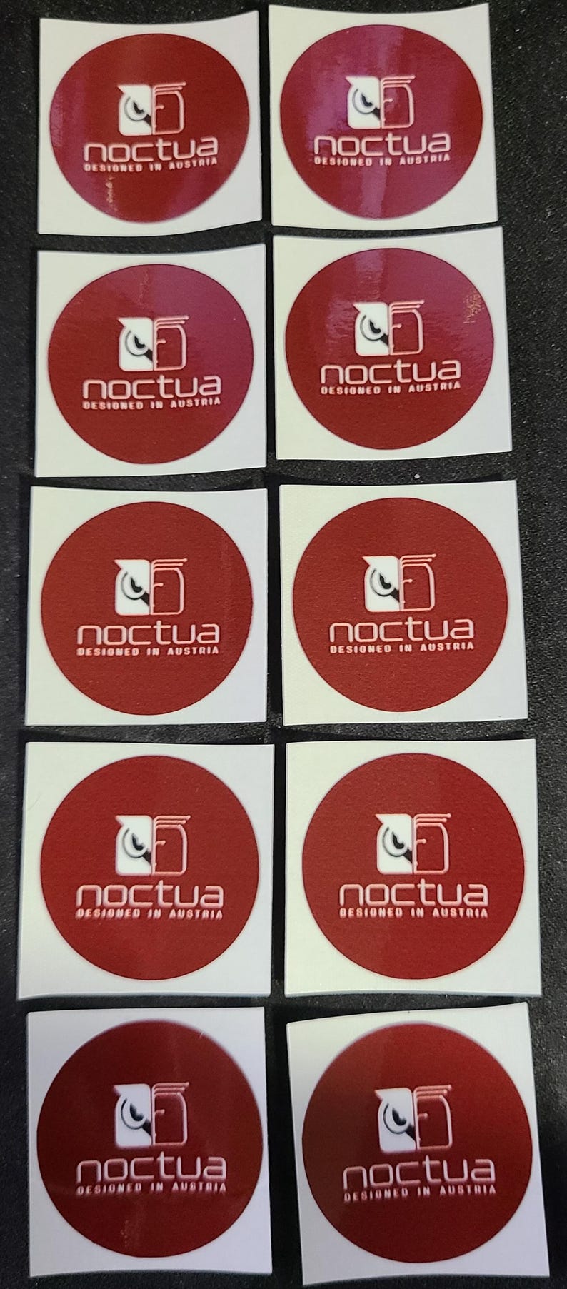 Noctua Logo Circle 37mm PC Fan Decals (10) - Etsy