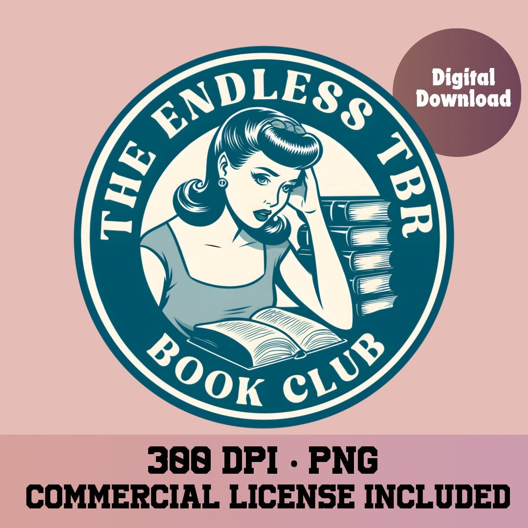 Endless TBR Book Club, Book Png, Book Lover Png, Bookclub Png, Books ...