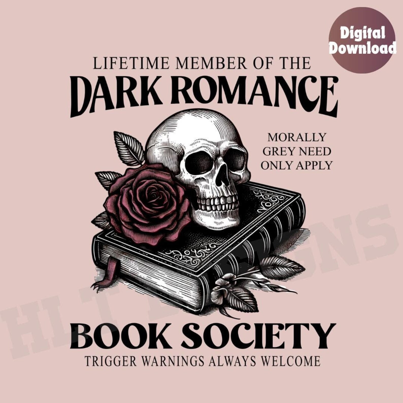 Dark Romance Png, Book Png, Bookclub Png, Books Png, Bookish Png, Dark ...