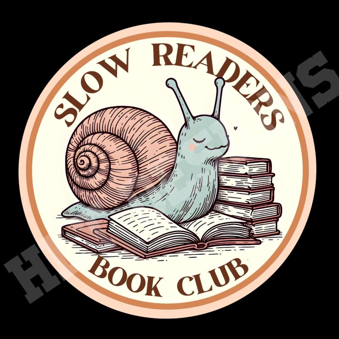 Slow Reader Bookclub, Book Png, Book Lover Png, Bookclub Png, Books Png ...