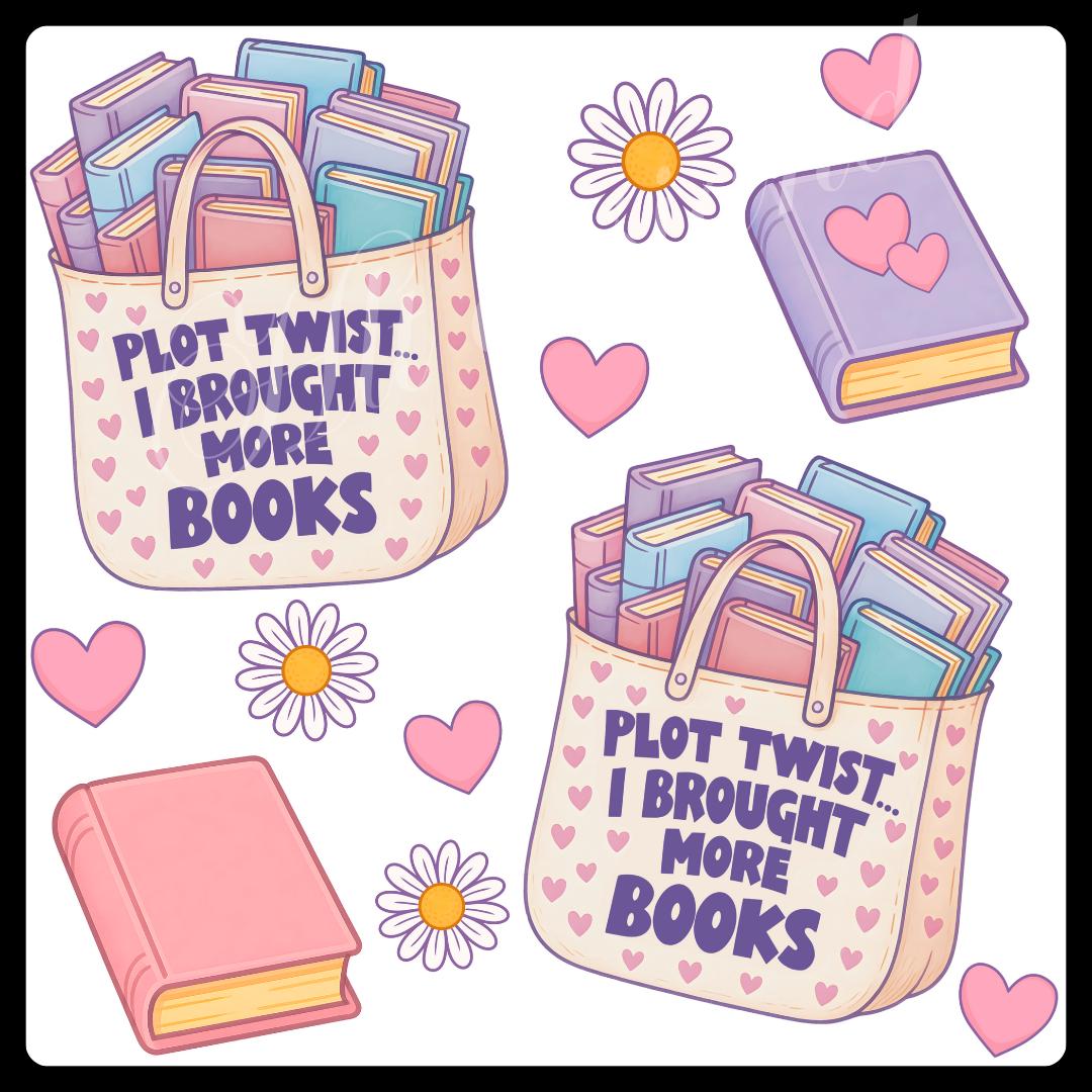 Bookish Pattern, Book Seamless Pattern, Books Seamless Pattern, Pink ...