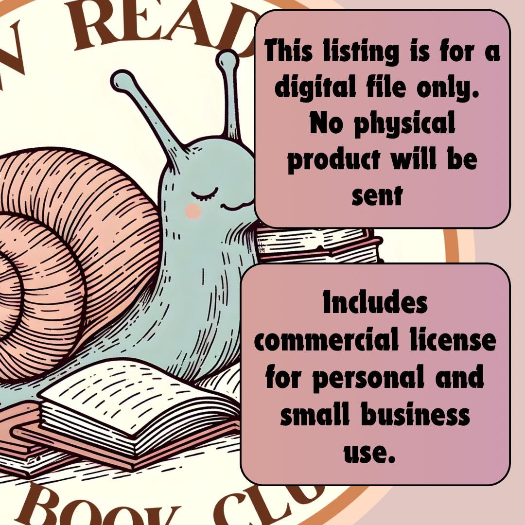 Slow Reader Bookclub, Book Png, Book Lover Png, Bookclub Png, Books Png ...