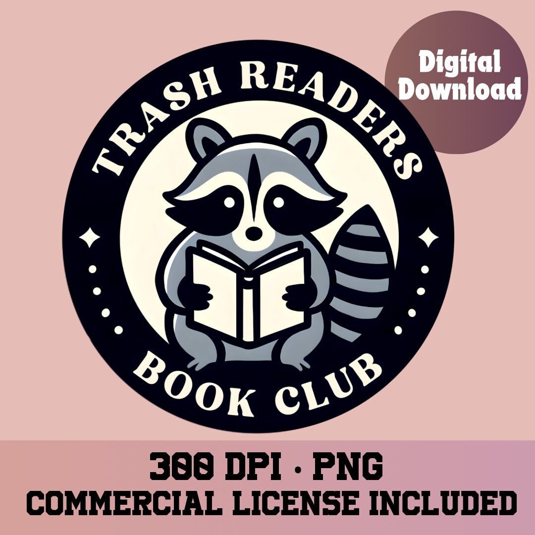 Trash Readers Book Club, Smut, Trashy, Book Png, Book Lover Png ...