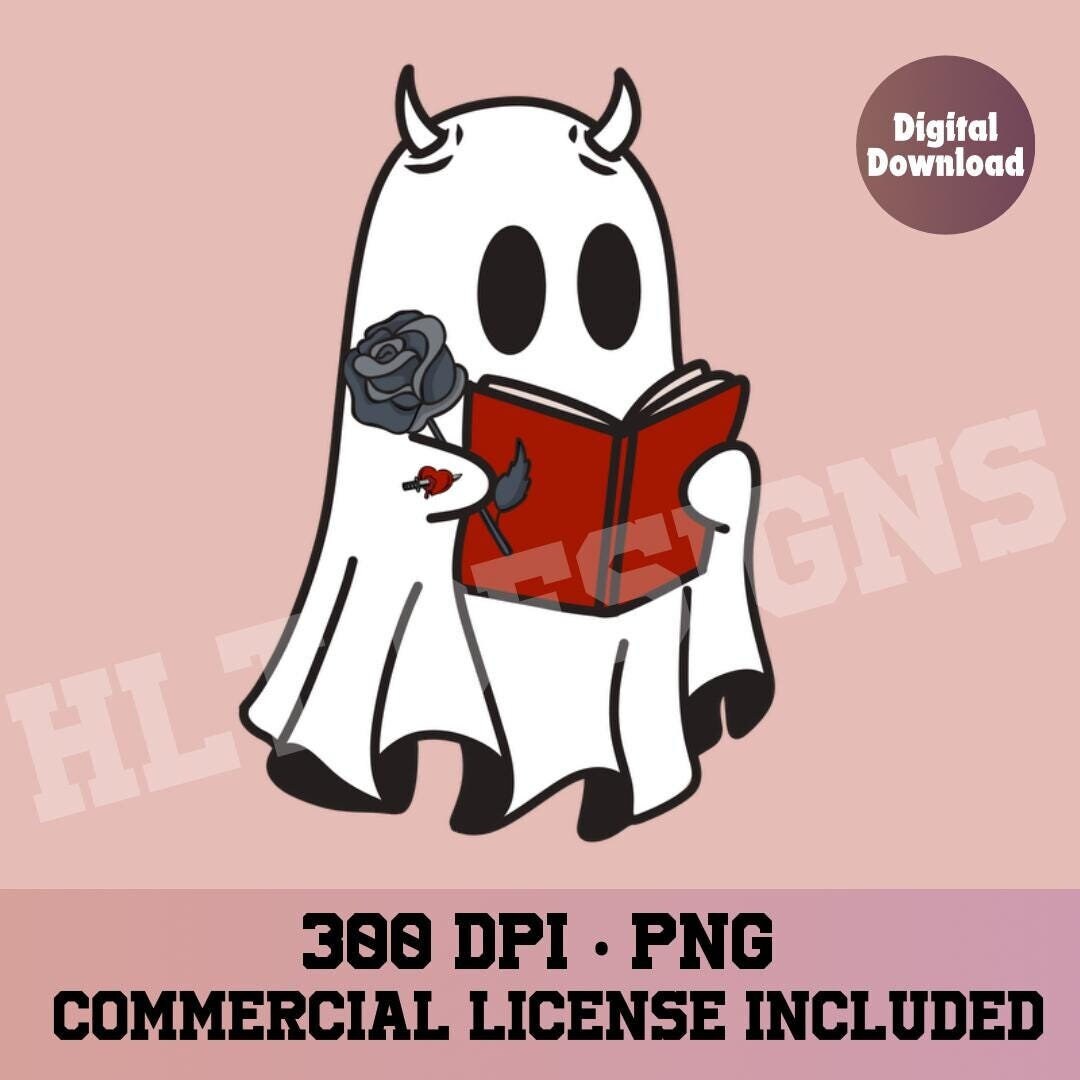 Dark Romance Ghost Png, Ghost Png, Bookish Ghost, Book Png, Bookclub ...