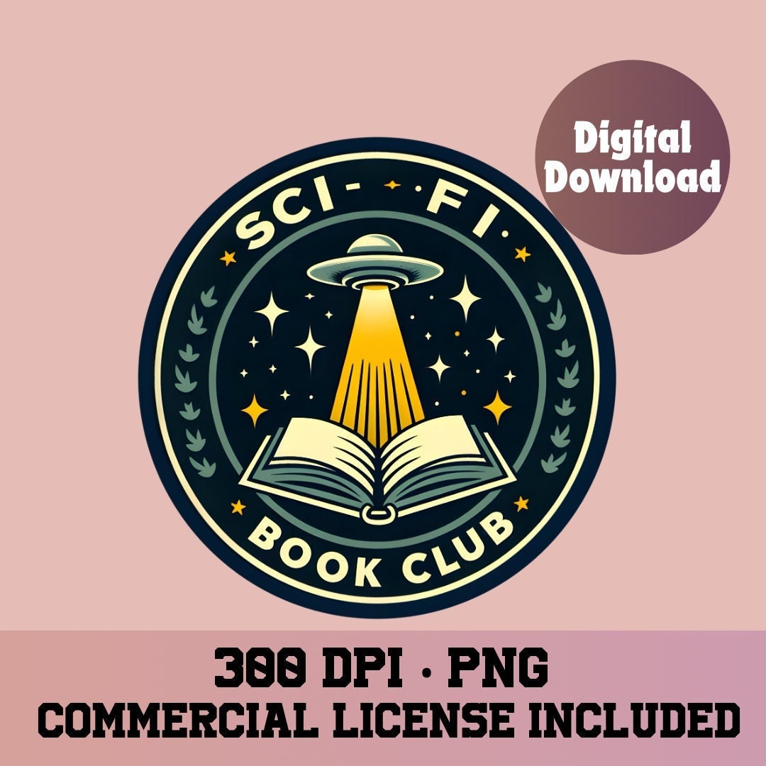 Sci-fi Readers Png, Sci-fi Book Png, Halloween Png, Bookclub Png, Books ...