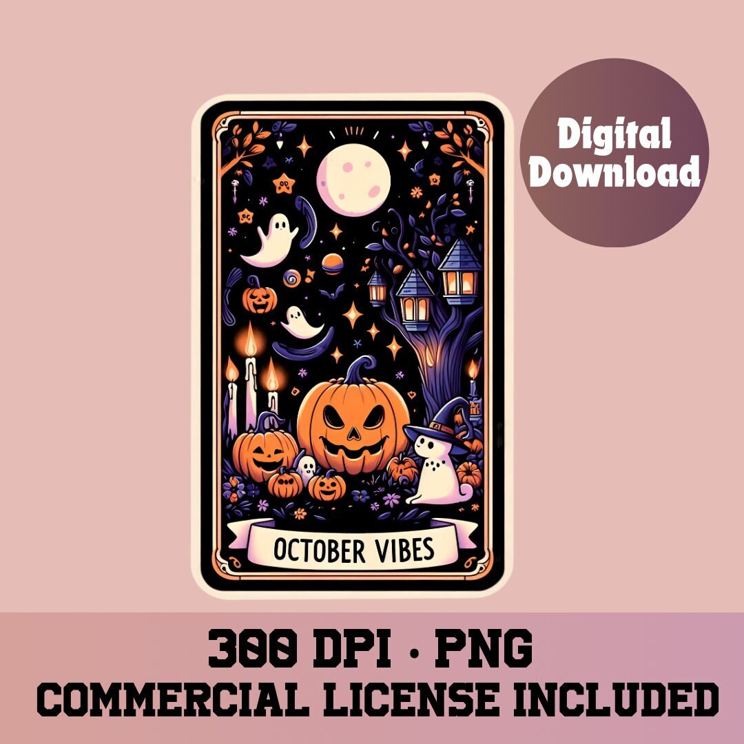 Halloween Png, Png Halloween, Ghost Png, Tarot Card Png, Cute Ghost Png ...