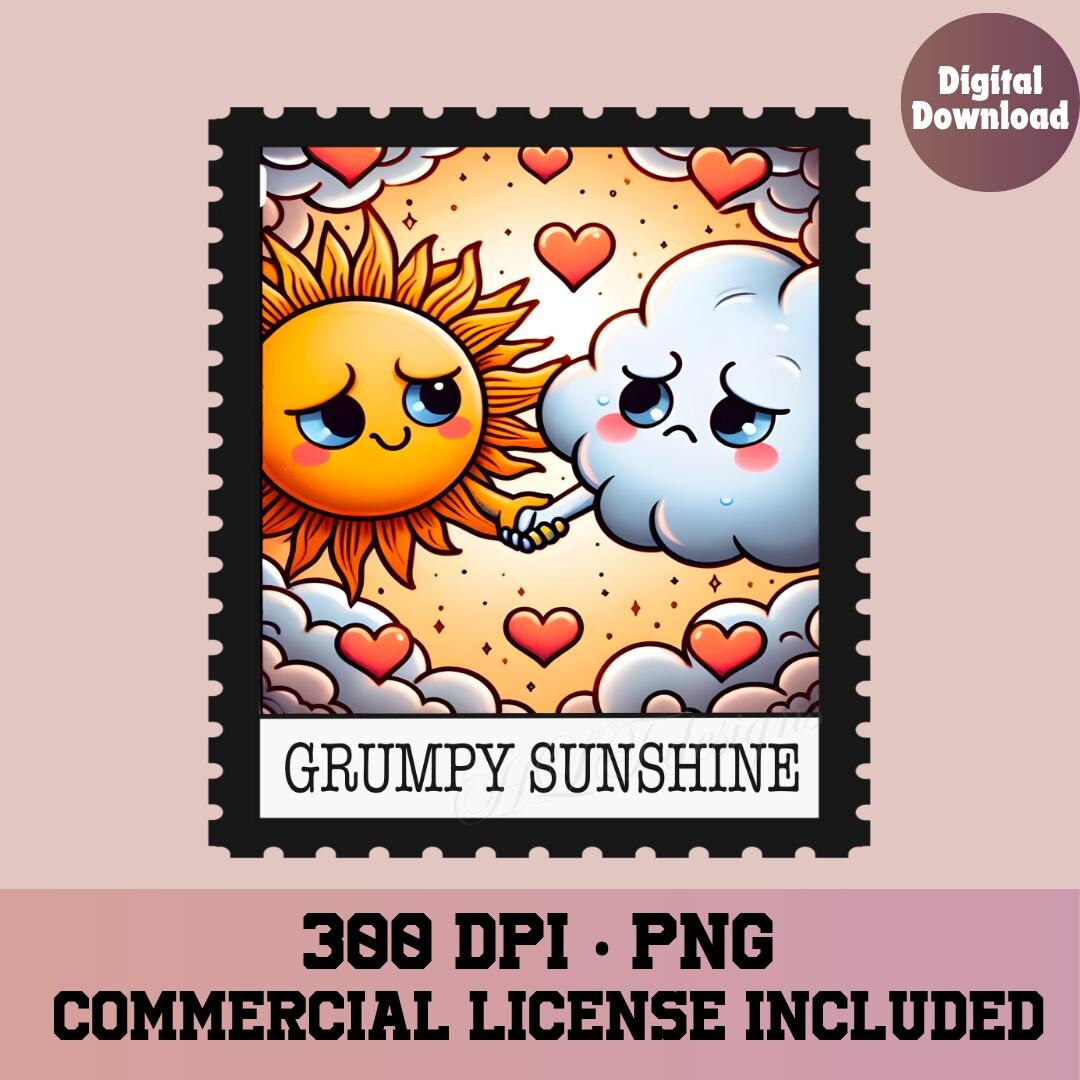 Grumpy Sunshine Png, Romance Png, Book Troupe Stamp, Book Tropes ...