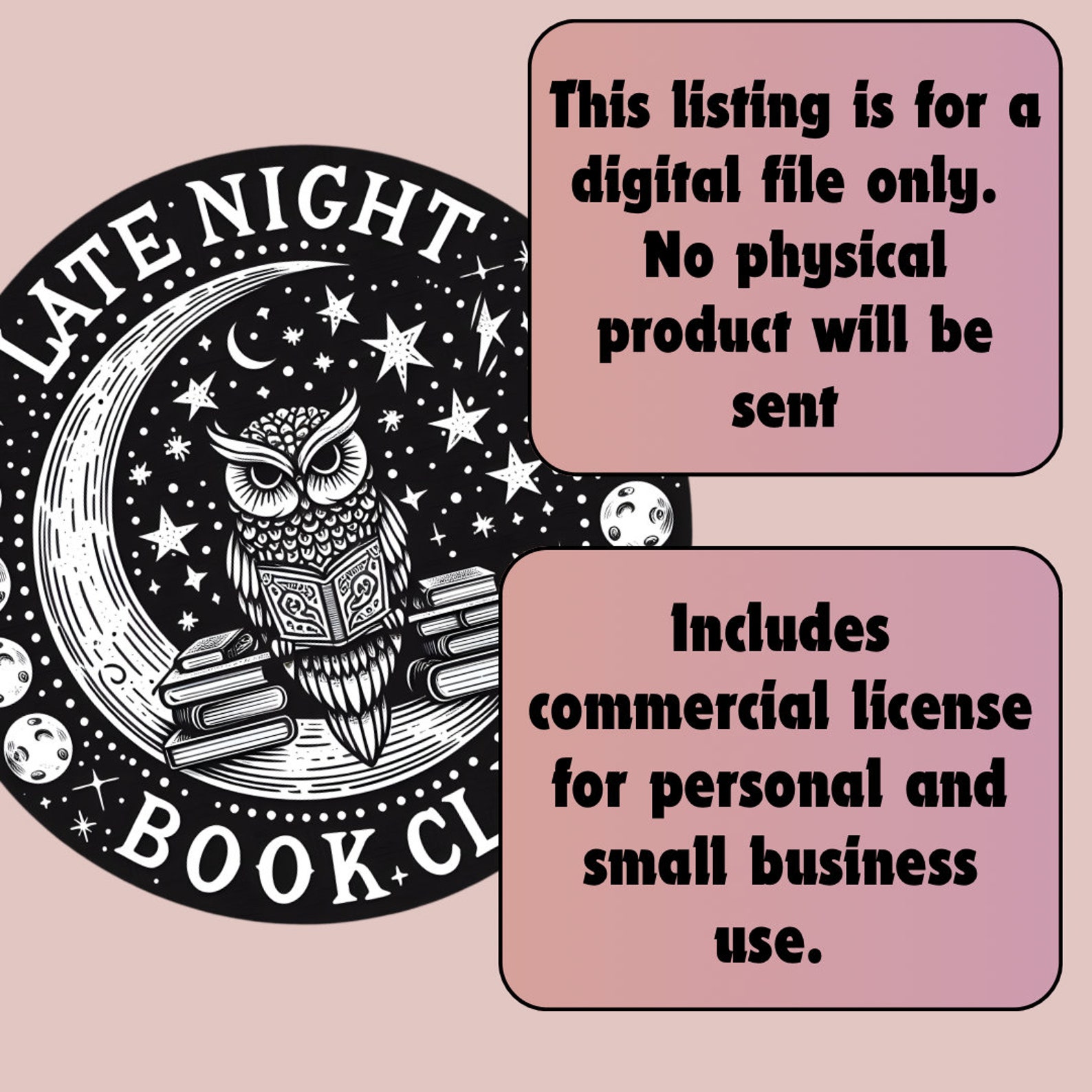 Late Night Readers Club, Book Png, Halloween Png, Bookclub Png, Books ...