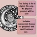 Late Night Readers Club, Book Png, Halloween Png, Bookclub Png, Books ...