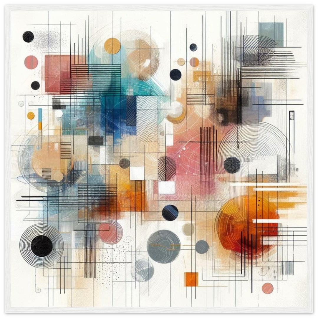 Challenging Abstract Living Room Home Art Fine Classic Matte Paper ...