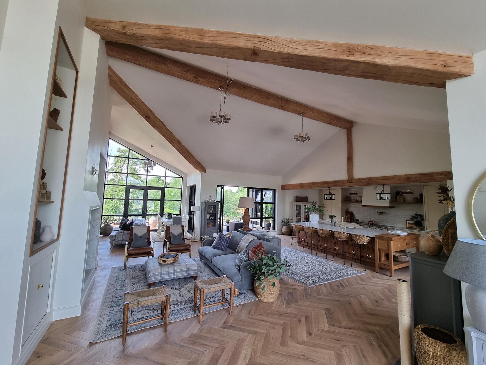 Faux Oak Beams // RSJ Covers // Ceiling Beams - Etsy