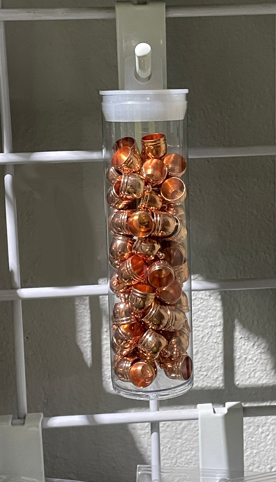 Large Plastic Craft Storage Tube for Beading Cord Holds 4 - Etsy