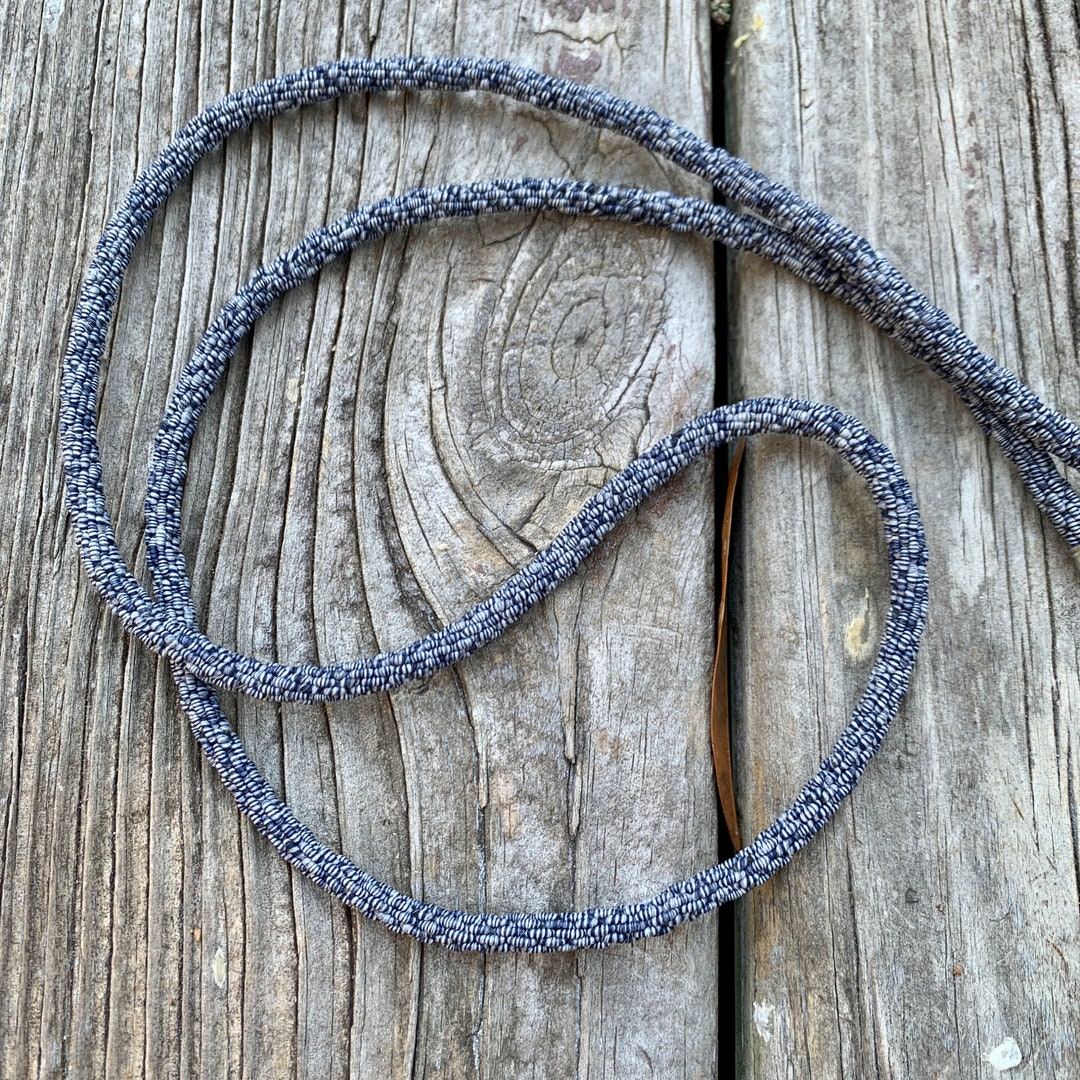 Blue Jean Style Kumihimo Kit. Denim Gimp Cord. Makes 5.5mm Necklace ...