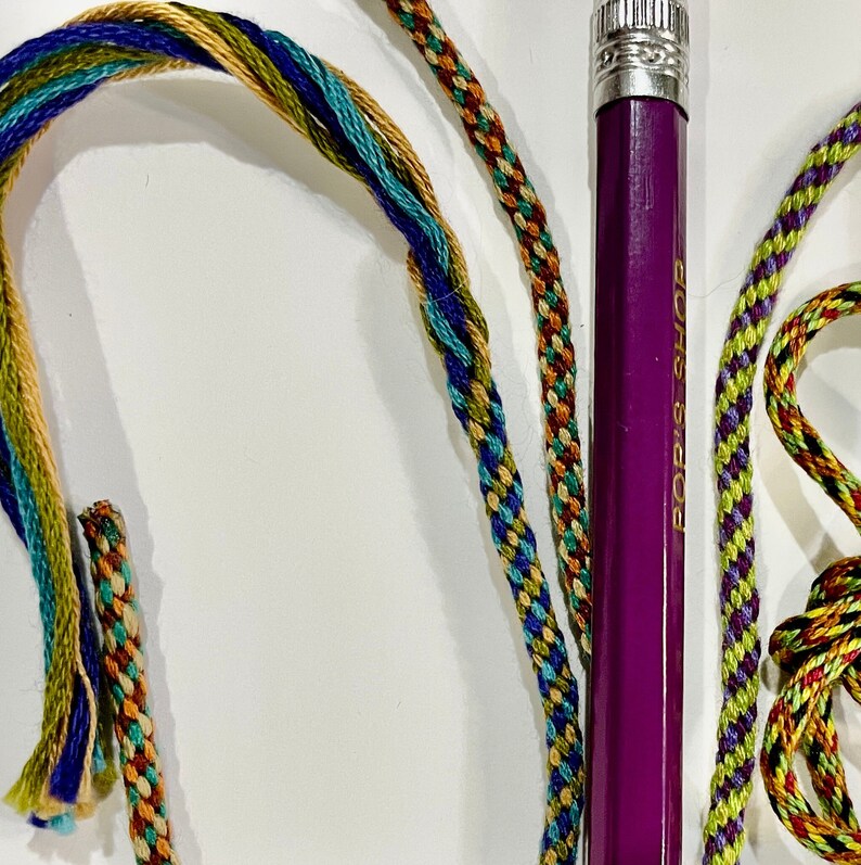 Mini-braid Kit. Very Long & Narrow 3mm Kumihimo Braid. 5.5 to - Etsy