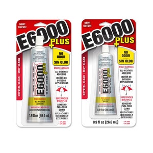 E6000 Plus Adhesive 0.9 or 1.9 Oz - No Odor! - Etsy