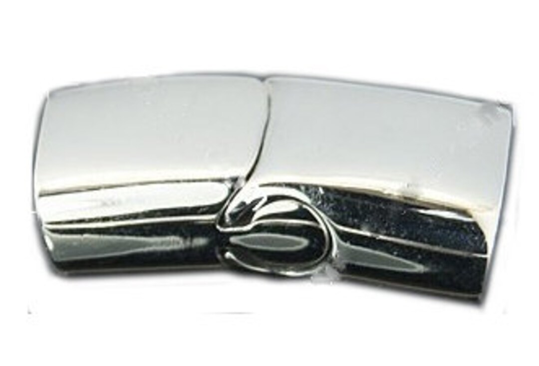 Flat Braid Slide-in/magnetic Clasp stainless Steel - Etsy