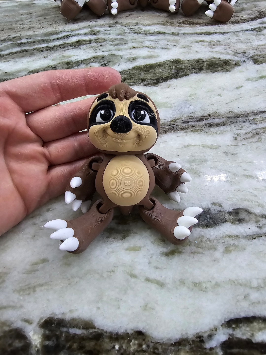 Sloth, 3D Printed, Articulating, Fidget, Gifts for Her, Gifts for Him ...