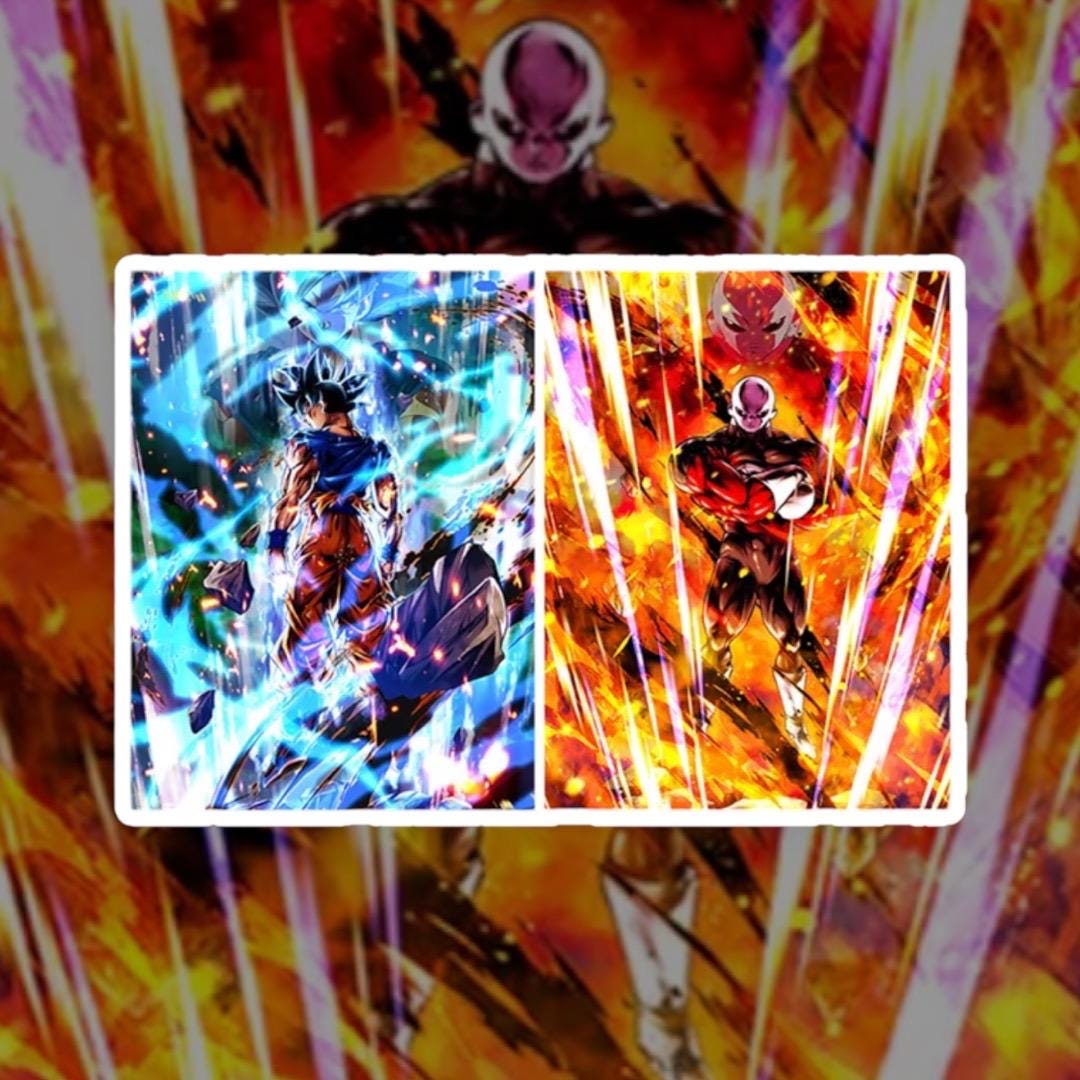 DBZ Poster Jiren VS Ultra Instinct DBZ Poster Lenticular Moving Poster ...