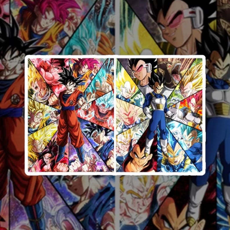 DBZ Poster 3D Dragon Z Poster Vegeta Super Saiyan Goku Ultra Instinct ...