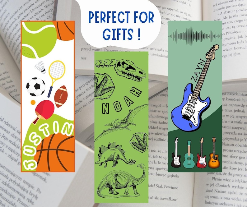 Personalized Bookmark: Custom Name, Quote, Book Lover Gift (digital ...