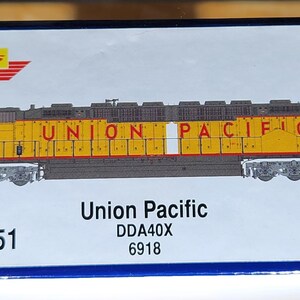 New Ho Scale DDA40X Union Pacific 6918 Athearn Genesis Locomotive DCC ...