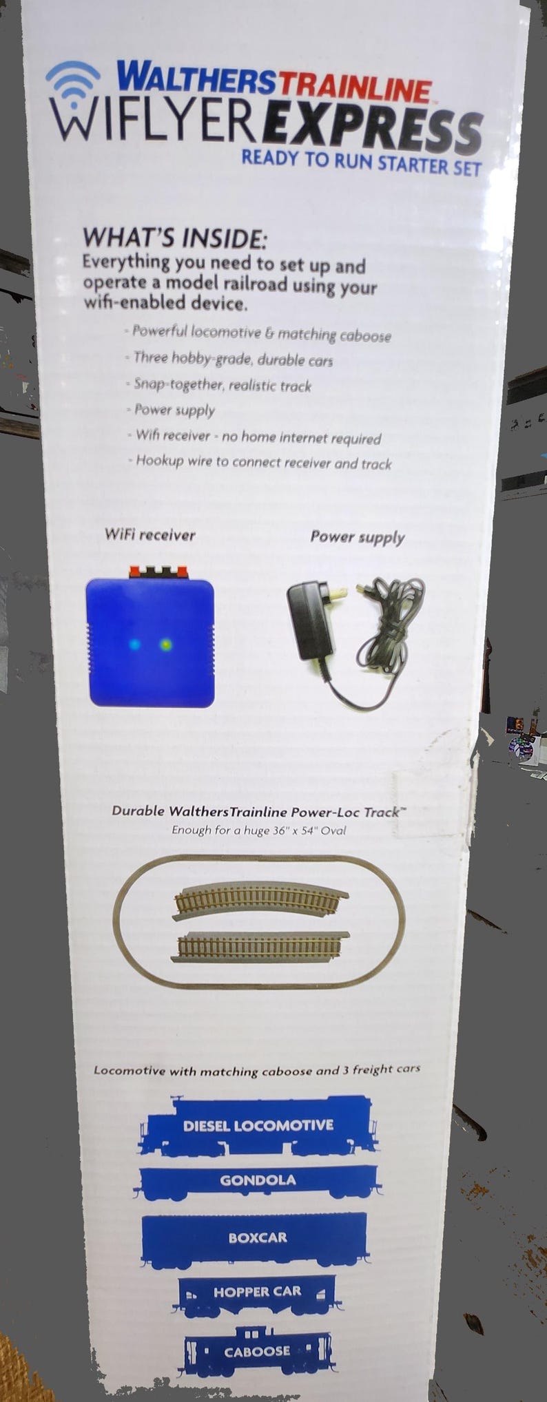 HO Scale Train Wiflyer Express Walthers Trainline Ready to Run Starter ...