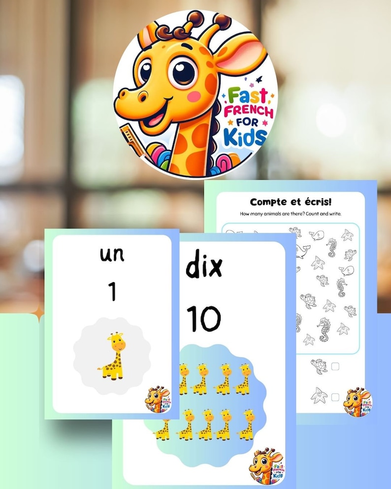 French Numbers for Kids, Activities, Songs, Ages 3-6, Games, Learning ...