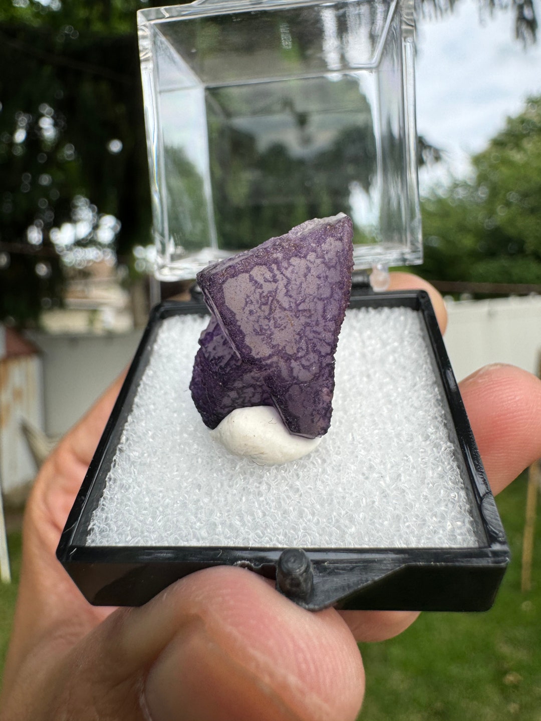 Natural qr Code Flourite Specimen in Perky Box 5g - Etsy