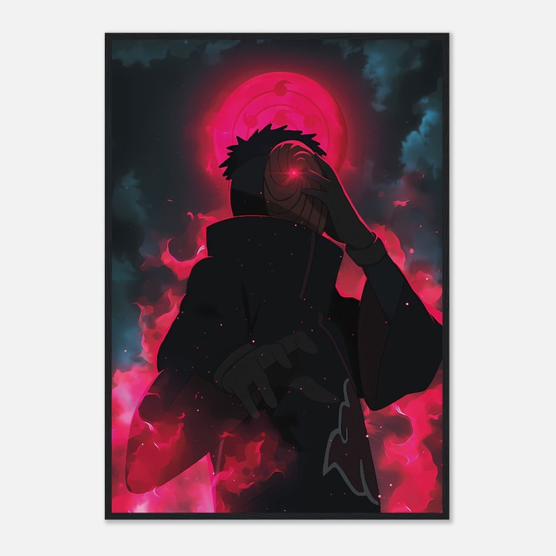 Wall Art Naruto Anime Poster tobi: the Torment of a War Architect ...