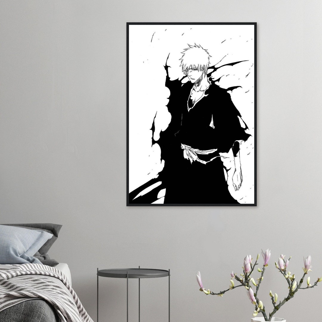 Wall Art Bleach Poster ichigo Kurosaki: the Strength of a Shinigami ...