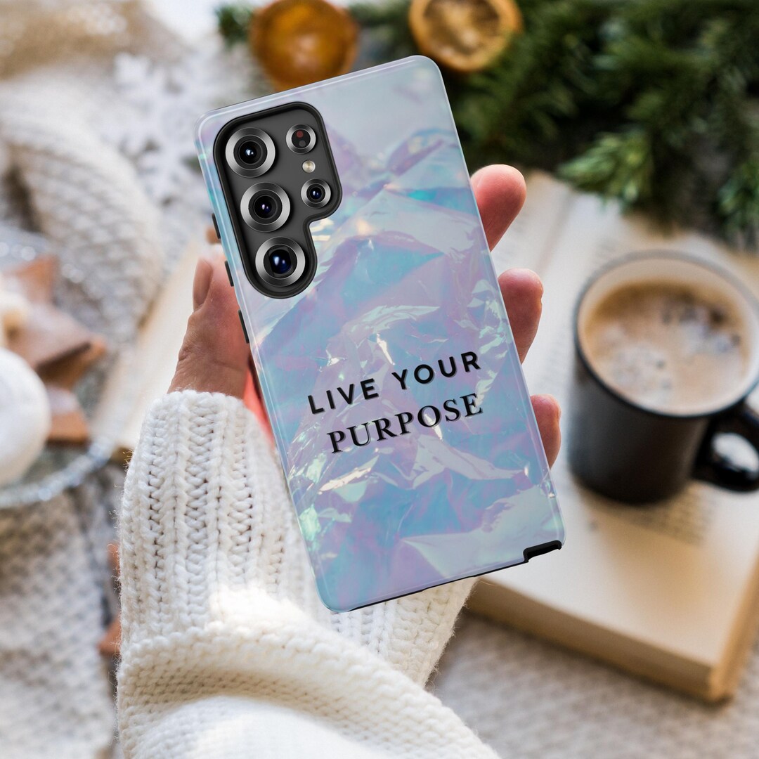 Minimalist Christian Phone Case, Inspirational Smartphone Cover, Live ...